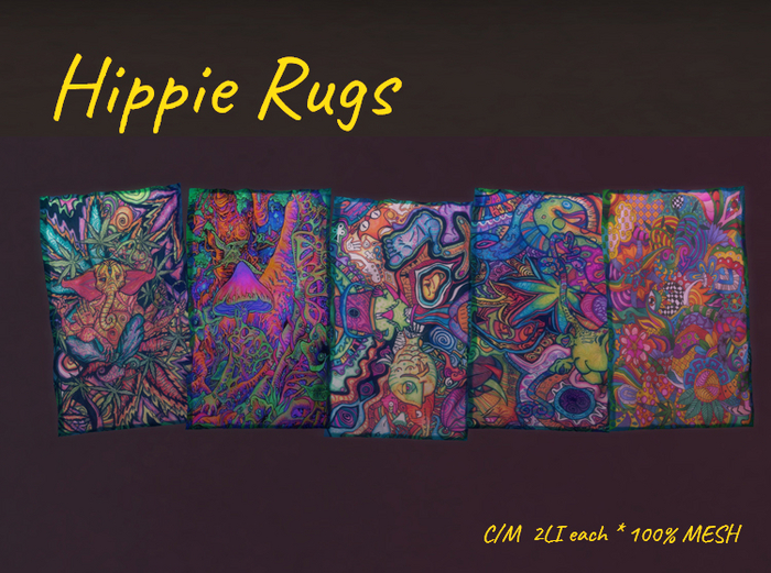 Second Life Marketplace - Studio Craft * Hippie Rugs (BOX)
